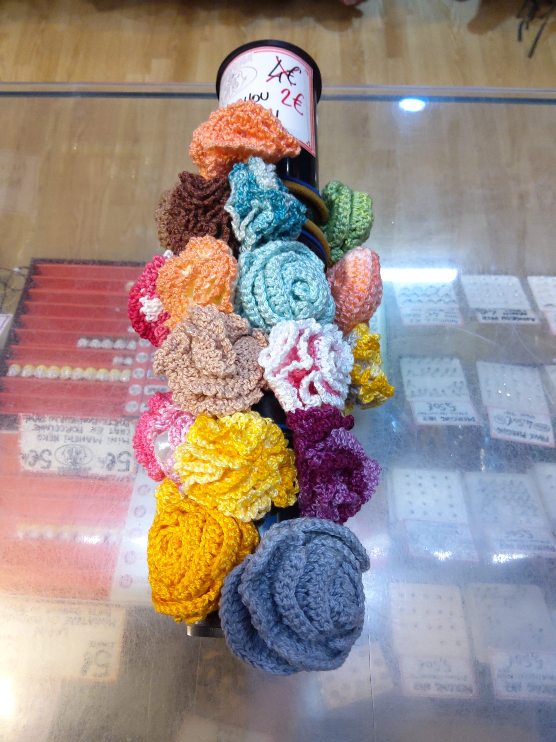 Chouchou en crochet fait main – Dharma.fr
